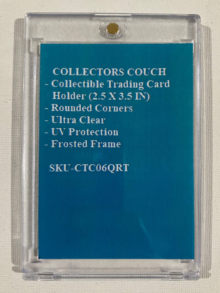 Collectible Trading Card Holder 2.5" X 3.56" Rounded Corners - 5 PCS ...