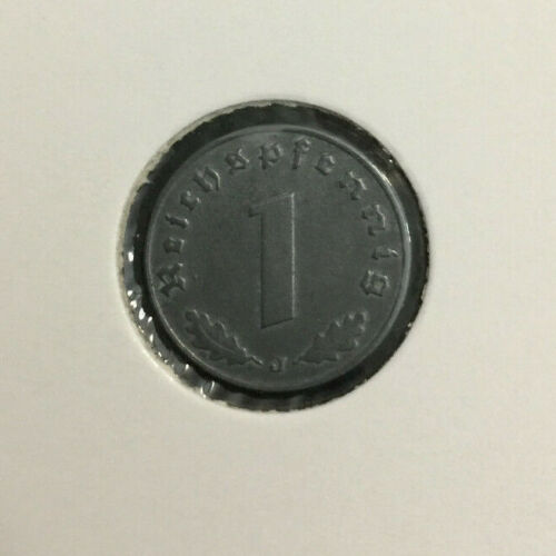 WWII Germany 1 Reichspfennig Zinc Coin COA & History & Album Included ...