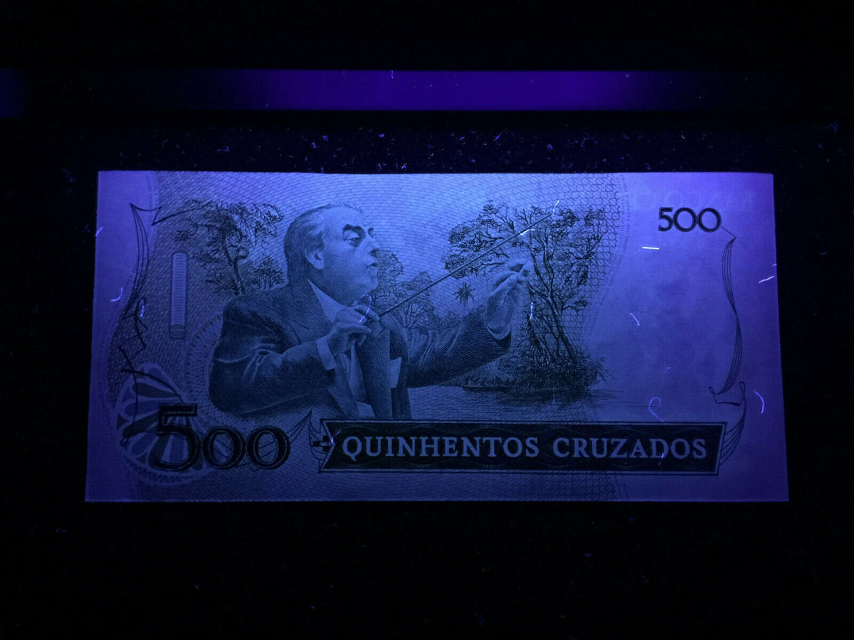 Brazil 500 Cruzados 1988 Banknote World Paper Money UNC Currency Bill ...