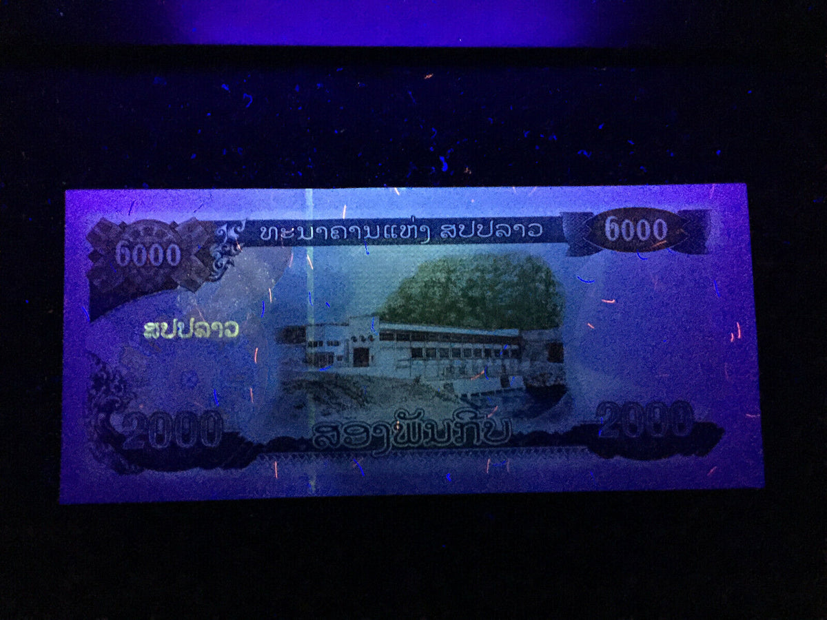 Laos Lao 2000 Kip 2003 Banknote World Paper Money UNC – Collectors Couch