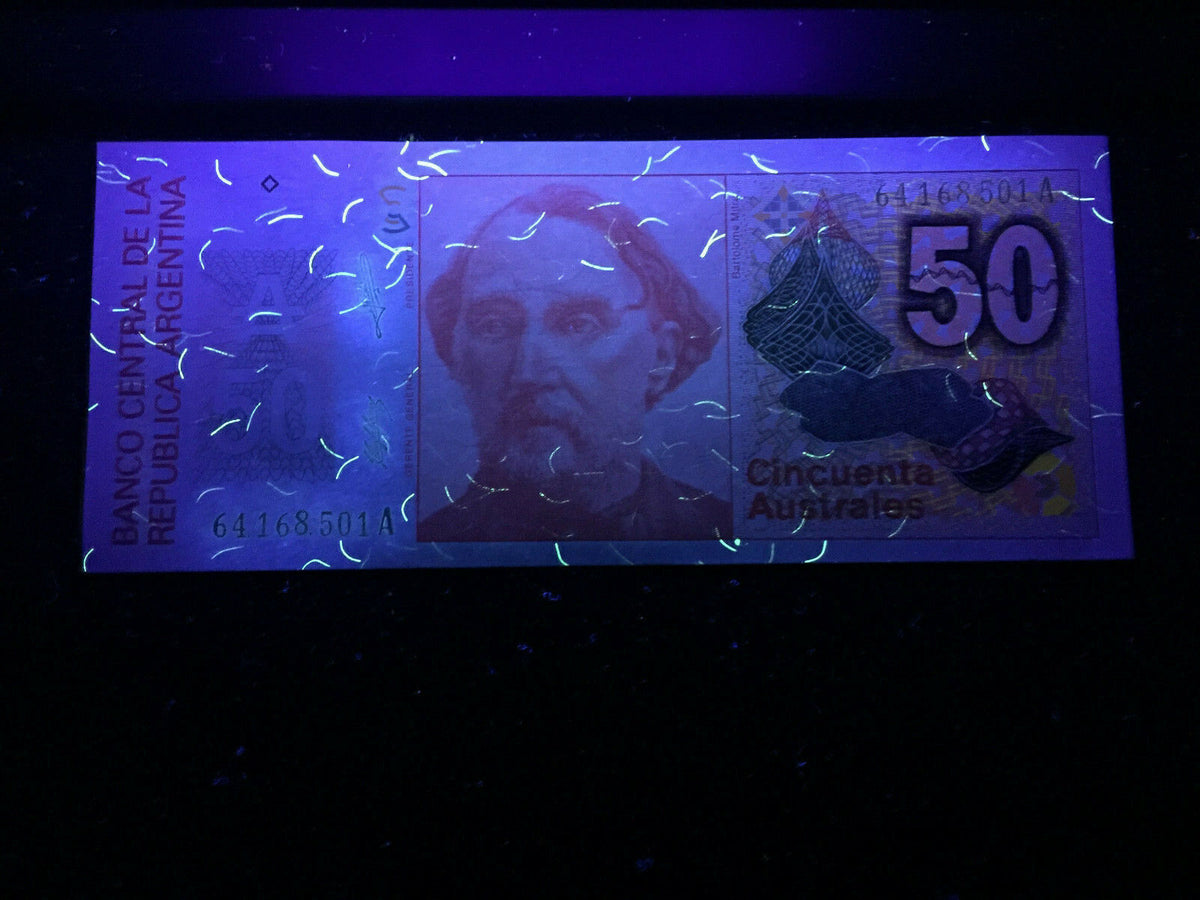 Argentina 50,10,5,1 Austral 1986 Banknote World Paper Money UNC Curren ...