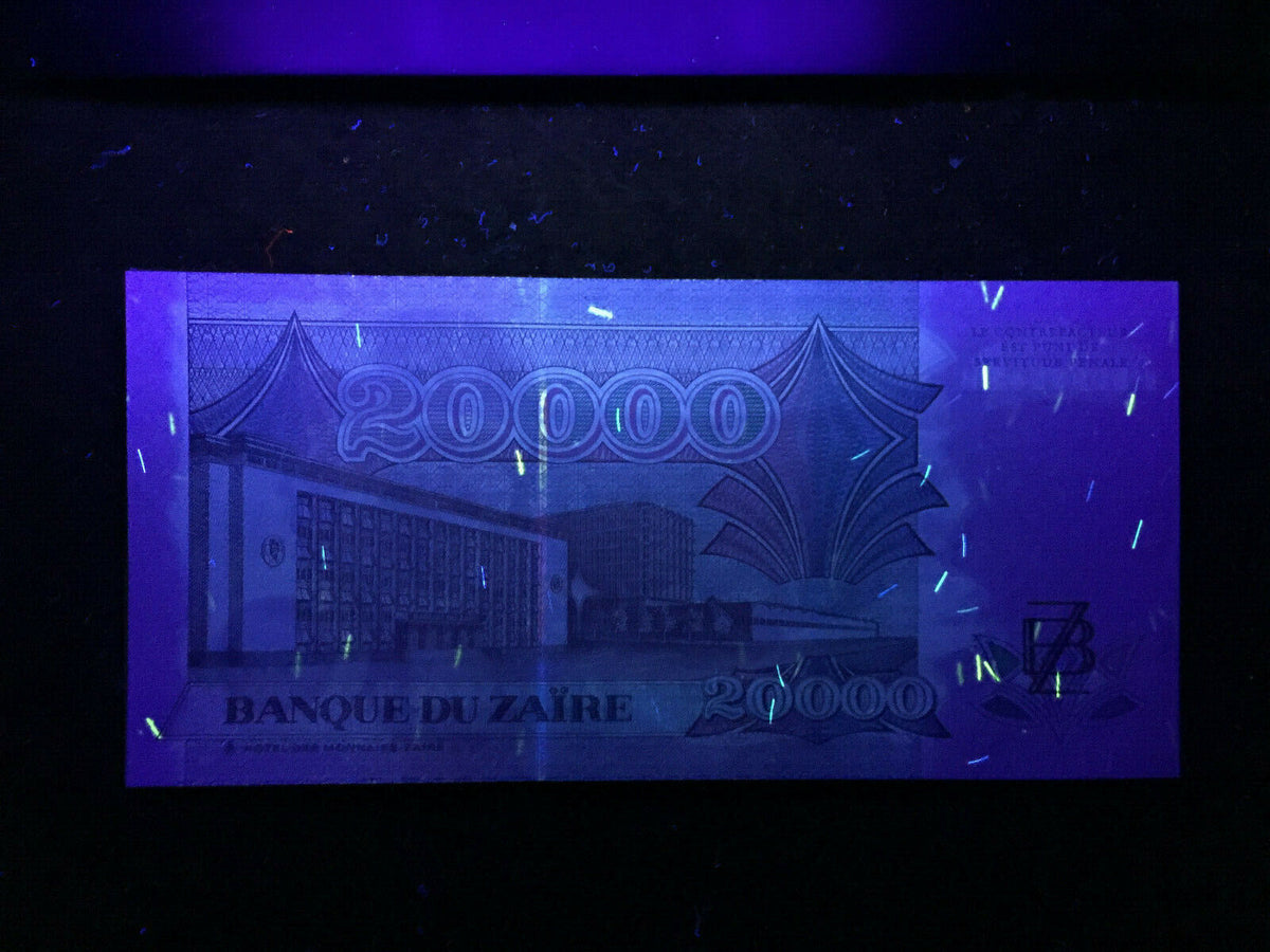 Zaire 20000 Zaires 1994 Banknote World Paper Money UNC Currency Bill N ...