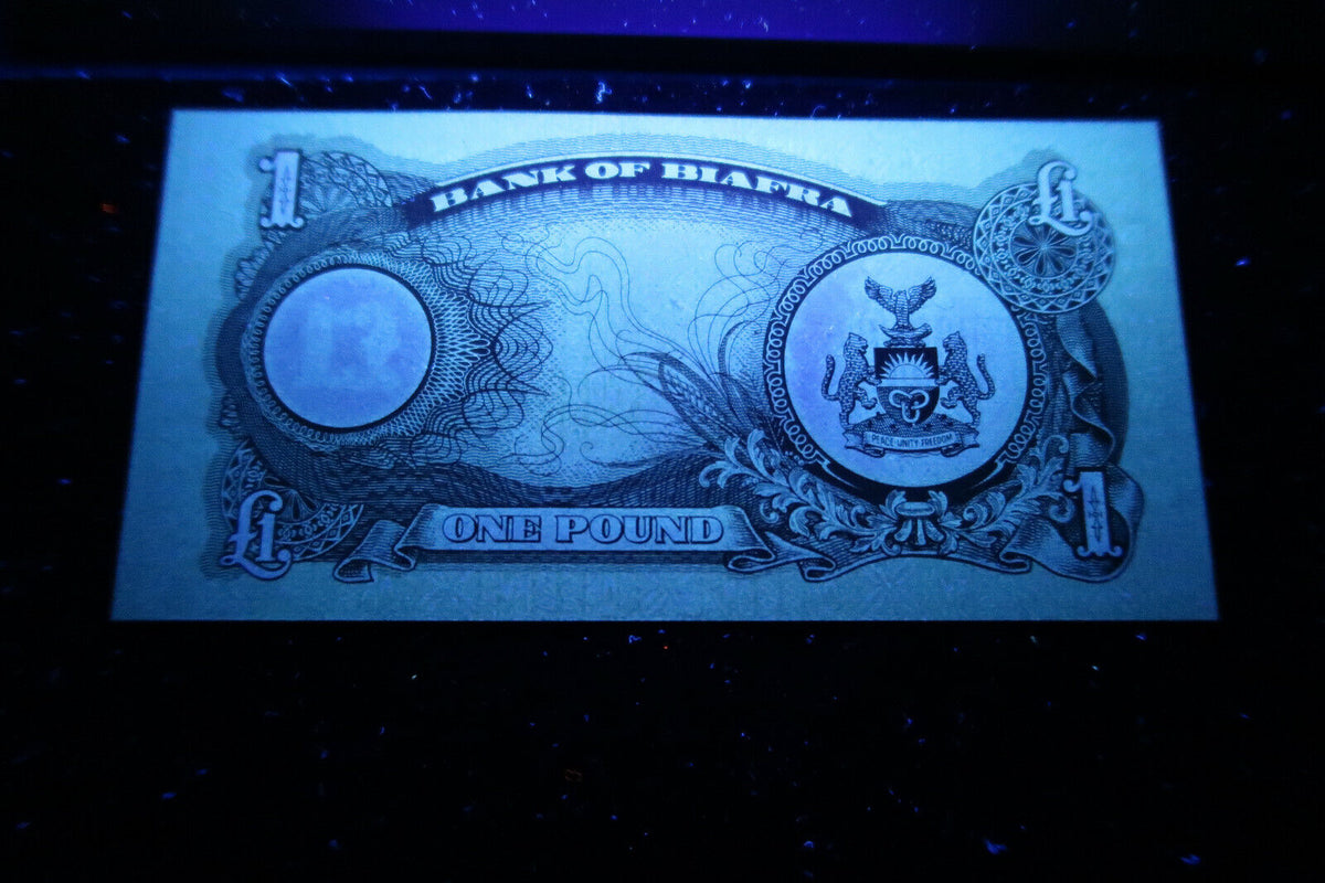 Biafra 1 Pound Banknote World Paper Money UNC Currency Bill Note ...